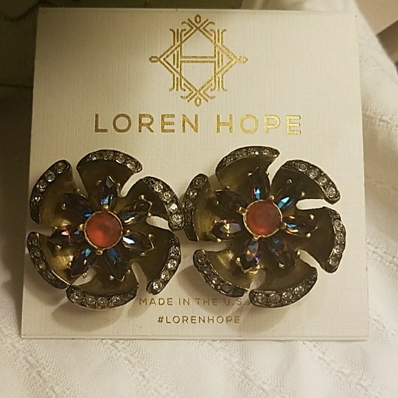 Loren Hope | Jewelry | Nwot Loren Hope Anthea Stament Studs | Poshmark