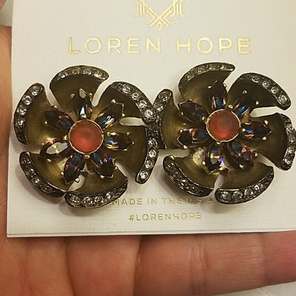 Loren Hope | Jewelry | Nwot Loren Hope Anthea Stament Studs | Poshmark