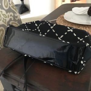 kate spade | Bags | Kate Spade Sew Be It Hailey Purse Black White ...