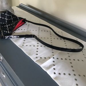 kate spade | Bags | Kate Spade Sew Be It Hailey Purse Black White ...