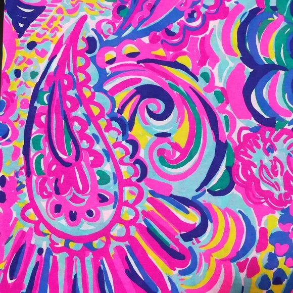 Lilly Pulitzer | Other | Lilly Pulitzer Fabric Multi Psychedelic ...