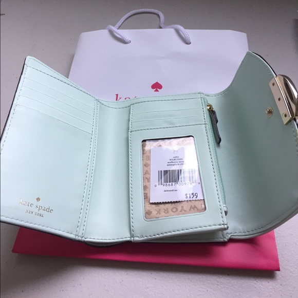kate spade | Bags | Nwt Mint Green Kate Spade Callie Wallet | Poshmark