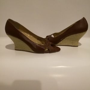 jonathan martin | Shoes | Jonathan Martin Peep Toe Wedge Sandals | Poshmark