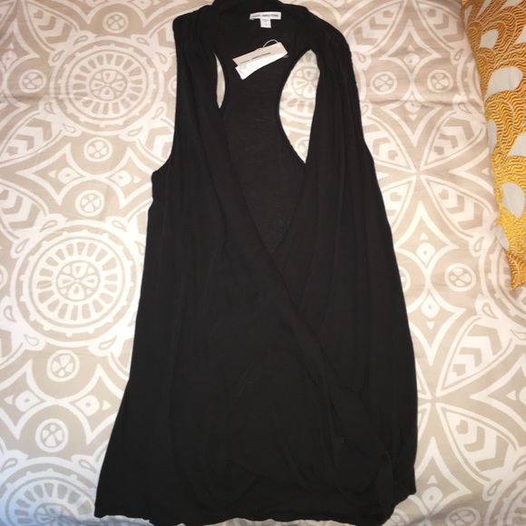 James Perse | Tops | James Perse Deep V Tank Top | Poshmark
