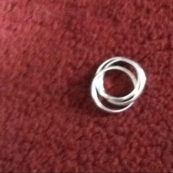 Jewelry | Interlocking Stamped 925sterling Silver Rings | Poshmark