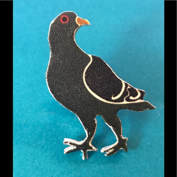 Handmade | Jewelry | Pigeon Brooch Or Lapel Pin | Poshmark