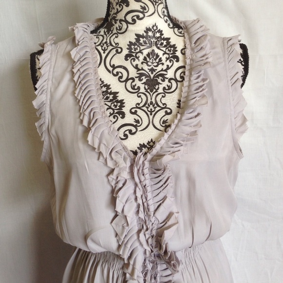 Dresses | Gray Rag Detail Summer Dress | Poshmark