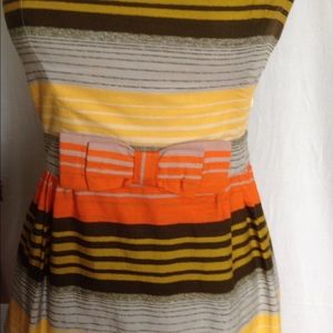 French Connection | Dresses | French Connection Cheerful Striped Dress ...