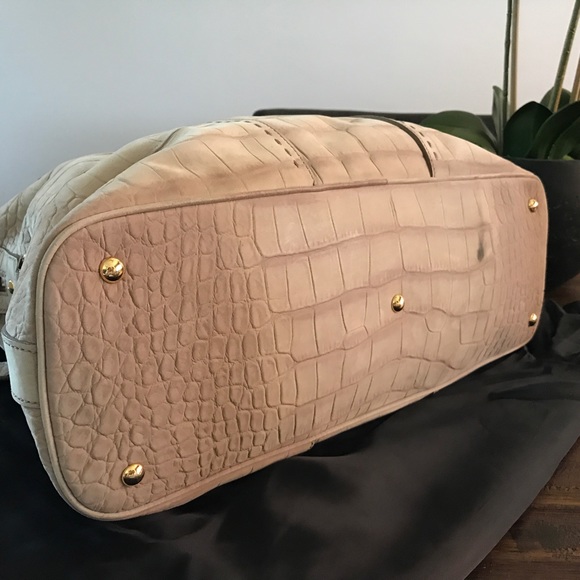 Yves Saint Laurent | Bags | Ysl Oversized Muse Croc Print Suede Leather ...