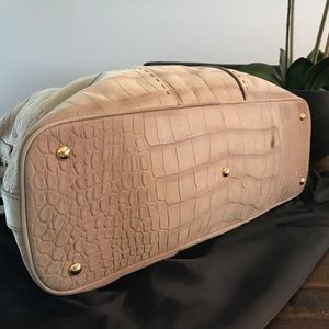 Yves Saint Laurent | Bags | Ysl Oversized Muse Croc Print Suede Leather ...