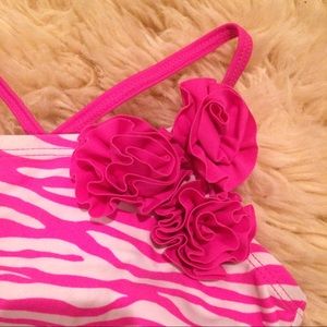 Swim | Girls Punk Zebra Stripes Tankini Bathing Suit | Poshmark