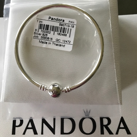 Pandora | Jewelry | New Pandora Silver Bangle 9 Cm | Poshmark