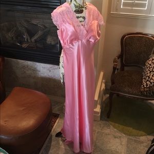 Intimates & Sleepwear | Pink Colored Satin Sleepwear | Poshmark