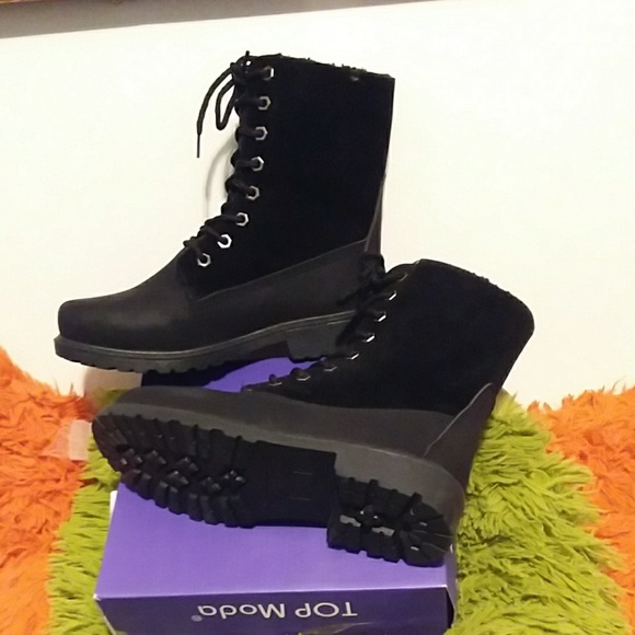 Shoes | Adorable Lace Front Boot Brand Nwot | Poshmark