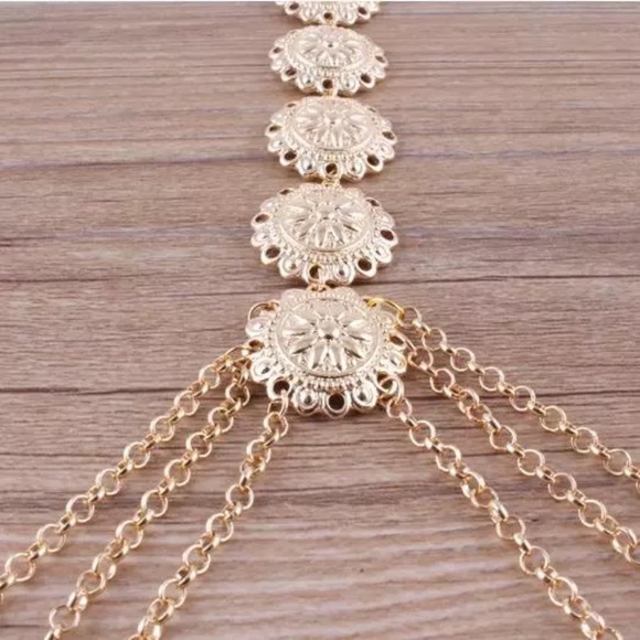 Curvy Couture | Jewelry | Festival Ready Boho Body Chain Gold Nwt ...