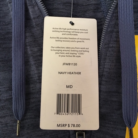 Active Life | Tops | Nwt Active Life Hooded Zip Up Athletic Vest | Poshmark