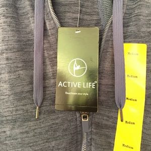 Active Life | Tops | Nwt Active Life Hooded Zip Up Athletic Vest | Poshmark