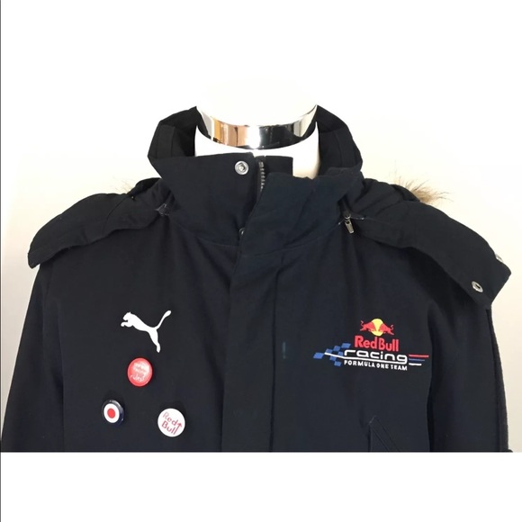 Puma | Jackets & Coats | Puma Red Bull Formula Racing Parka Jacket M ...