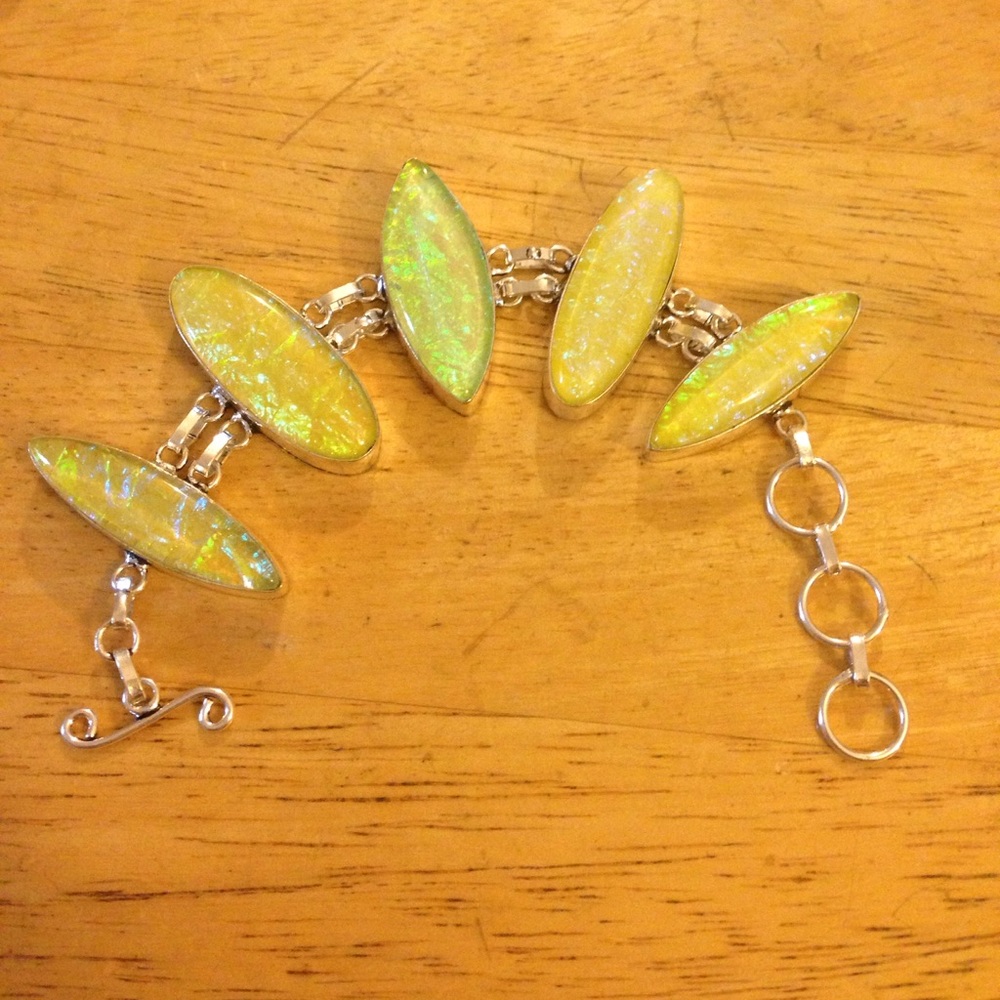 Beautiful Triplets Opal Bracelet - Gem