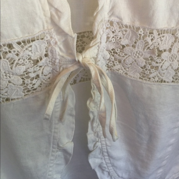 Kleen | Swim | Kleen White Linen Beach Cover Up | Poshmark