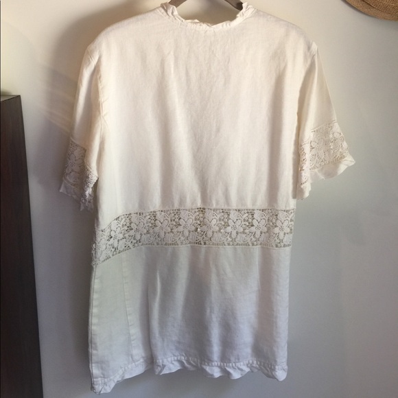 Kleen | Swim | Kleen White Linen Beach Cover Up | Poshmark