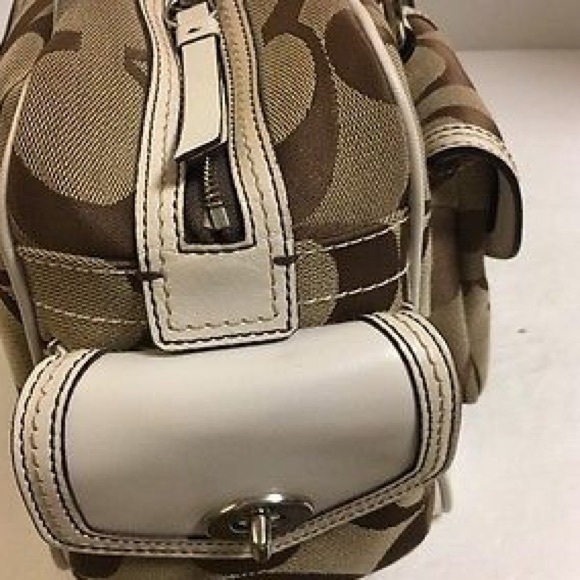 Coach | Bags | Coach Signature Multi Pocket Gallery Satchel Bag | Poshmark