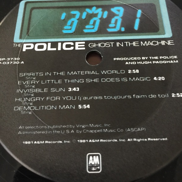 Other | Vinyl The Police Ghost In The Machine Album | Poshmark