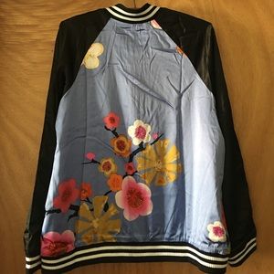 Alice Blue | Jackets & Coats | Arrived Alice Blue Bailey Bomber Jacket ...