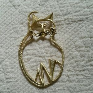 B. Heschong Designs | Jewelry | Cat Pin | Poshmark