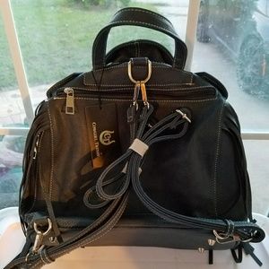 Cowgirl Trendy | Bags | New Faux Leather Motorcycle Jacket Fringe Purse ...