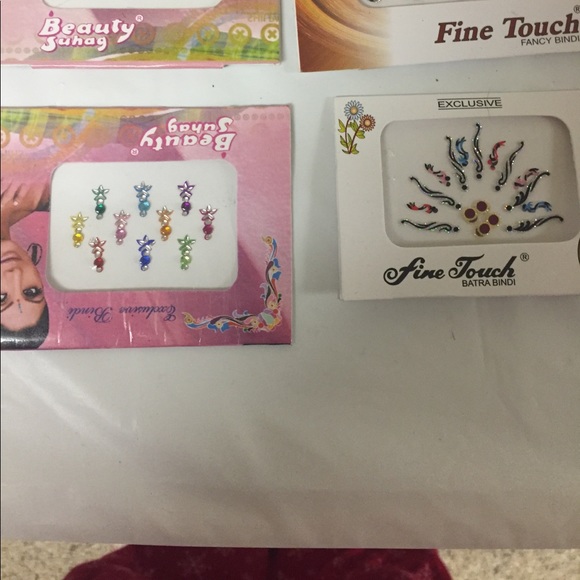 Makeup | 9 Indian Bindi Sticker Packets For Foreheadbundle | Poshmark