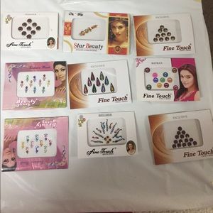Makeup | 9 Indian Bindi Sticker Packets For Foreheadbundle | Poshmark