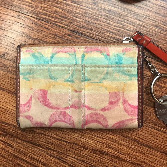 Coach | Bags | Bundle Of Coach Wristlets And Keychain | Poshmark