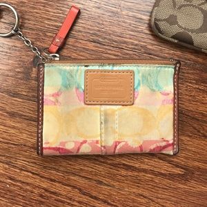 Coach | Bags | Bundle Of Coach Wristlets And Keychain | Poshmark