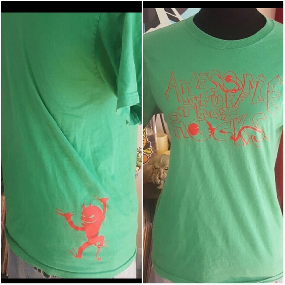 Hot Topic | Shirts | Dancing Devilawesome S That Rocks Punk Shirt ...