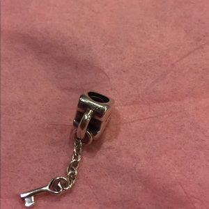 Pandora | Jewelry | Pandora Sterling Silver Heart Lock And Key Charm ...