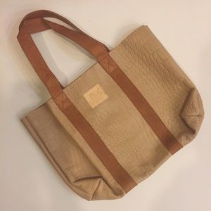 Sseko Designs | Bags | Sseko Crocodile And Brown Leather Tote | Poshmark