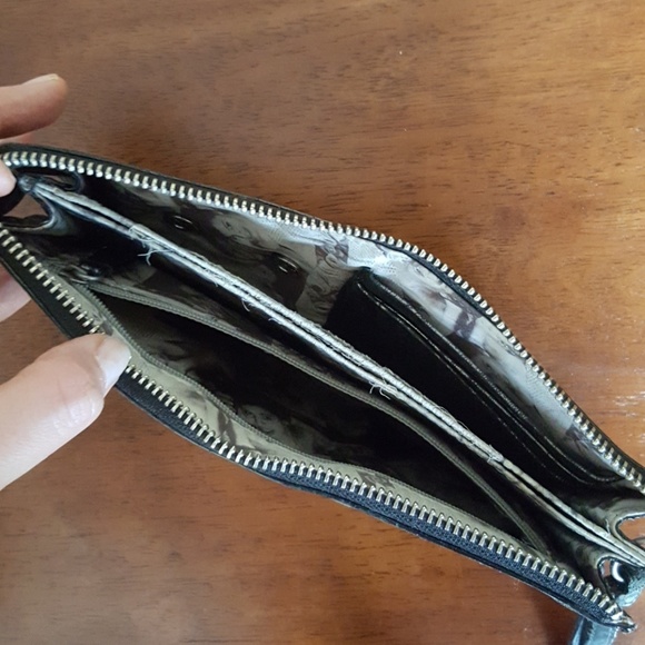 Bags | Junior Drake Leather Walletwristlet | Poshmark