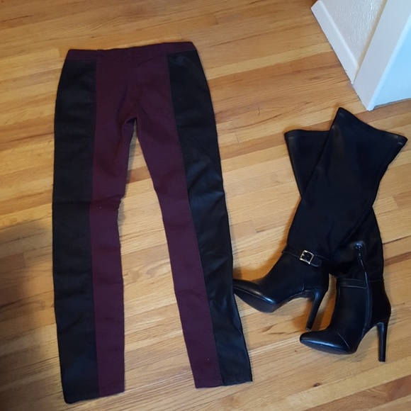 BONGO | Pants & Jumpsuits | Bongo Pants With Pleather | Poshmark