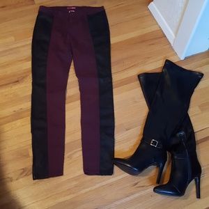 BONGO | Pants & Jumpsuits | Bongo Pants With Pleather | Poshmark
