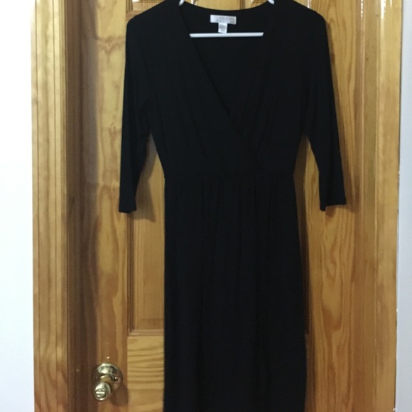 Kenar | Dresses | Kenaf Black Wrap Dress | Poshmark