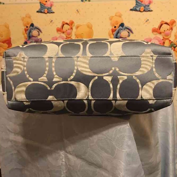 Coach | Bags | Coach Signature Blue Large Tote Model F833 | Poshmark