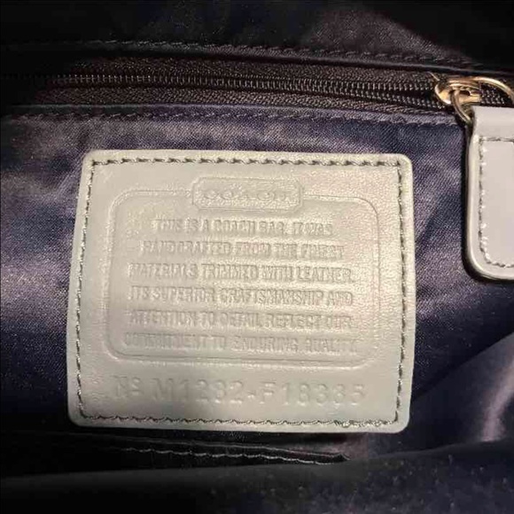 Coach | Bags | Coach Signature Blue Large Tote Model F833 | Poshmark