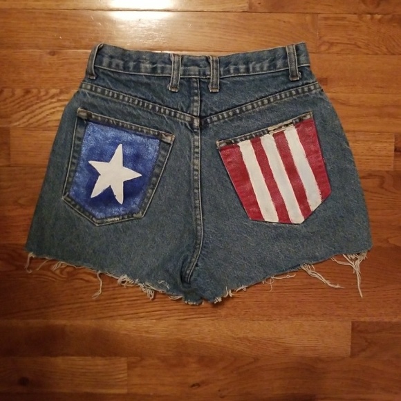 Arizona Jean Company | Shorts | American Flag Custom High Waisted Denim ...