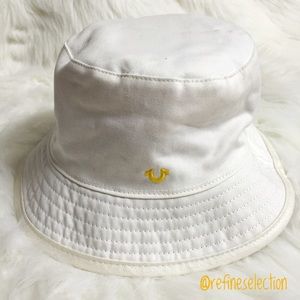 True Religion | Accessories | True Religion Yellow White Reversible ...