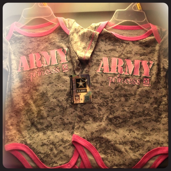 U.S. Army | One Pieces | Host Pick Army Princess Baby Girl Onesie ...