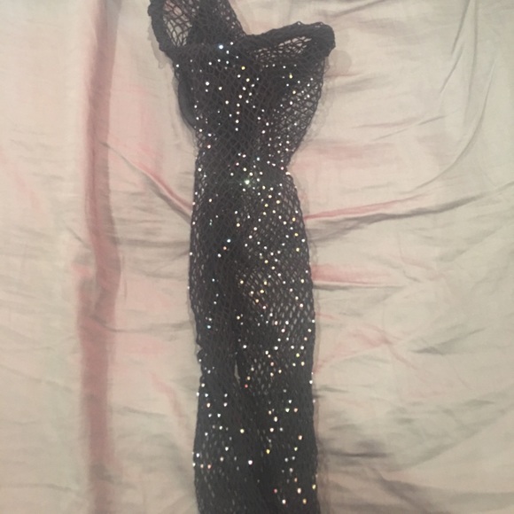 Fashion Nova | Accessories | Fishnet Rhinestone Pantyhose Regular Plus ...