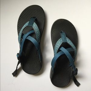 28% off Chaco Shoes - Women's Chacos 2 Strap Teal and Green Size 12 ...