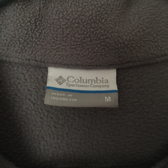 Columbia | Jackets & Coats | Gray Columbia Sportswear Fleece Full Zip ...