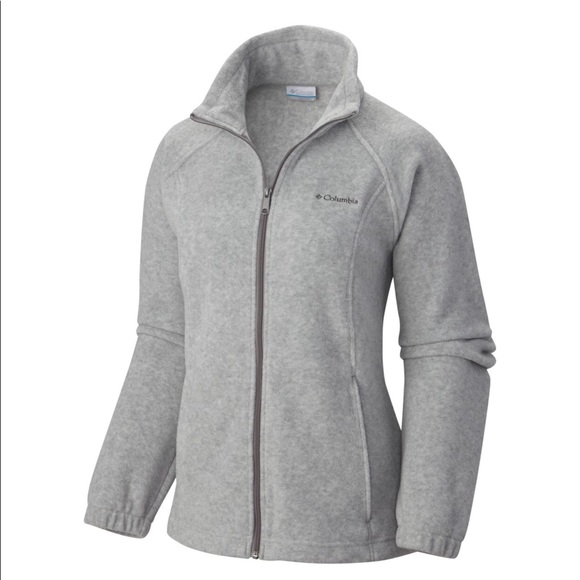 Columbia | Jackets & Coats | Gray Columbia Sportswear Fleece Full Zip ...